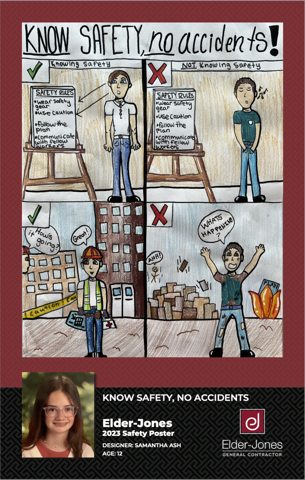 2023 Elder-Jones Safety Poster Contest - Elder-Jones | General ...